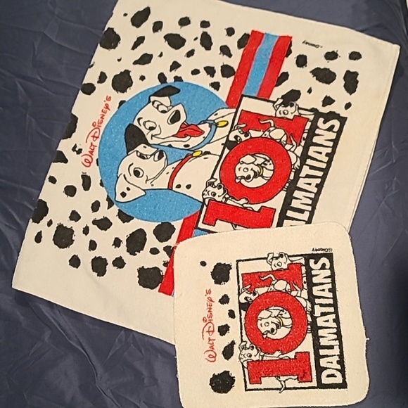 Disney | Bath | Vintage 9s Disney 01 Dalmation Towel And Washcloth ...